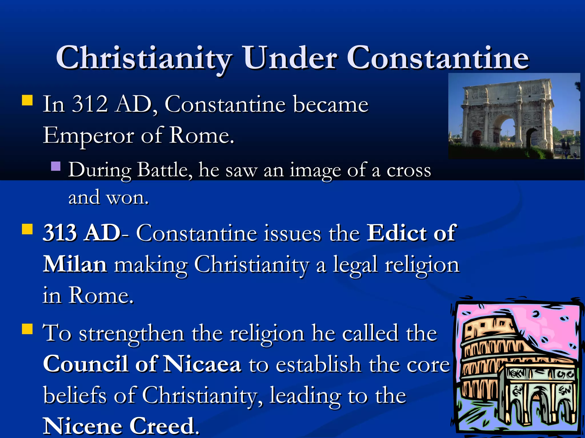 Bi 208 The rise of christianity and the world of rome | PPT