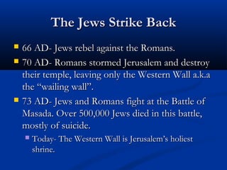 Bi 208 The rise of christianity and the world of rome | PPT