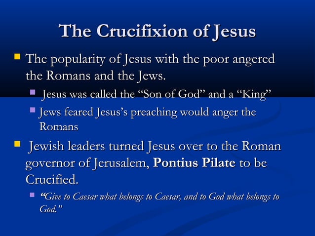 Bi 208 The rise of christianity and the world of rome | PPT