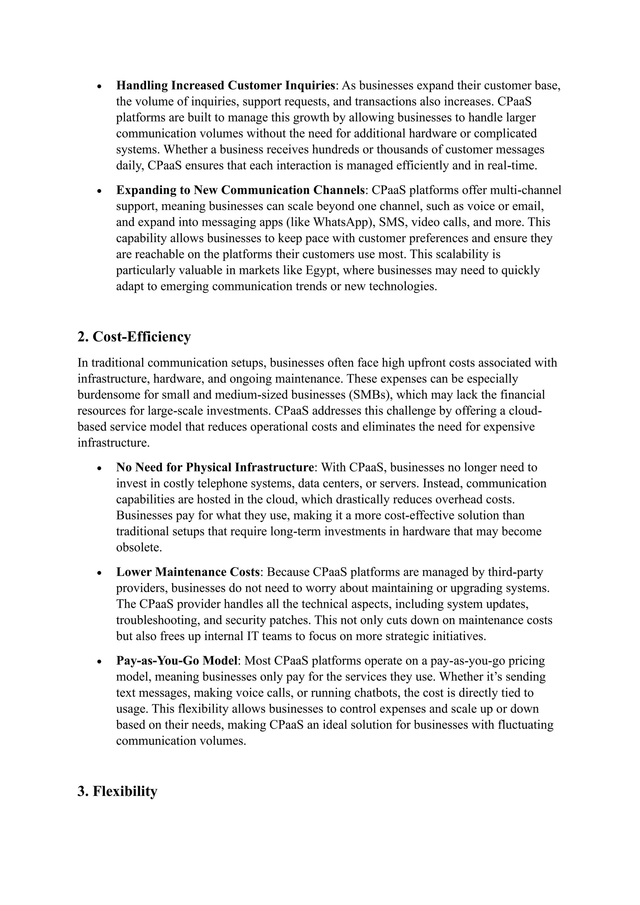 CPaaS in Egypt: Revolutionizing Businesses | PDF