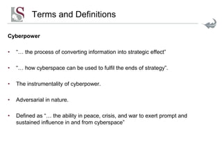 The rise of cyberpower | PPT