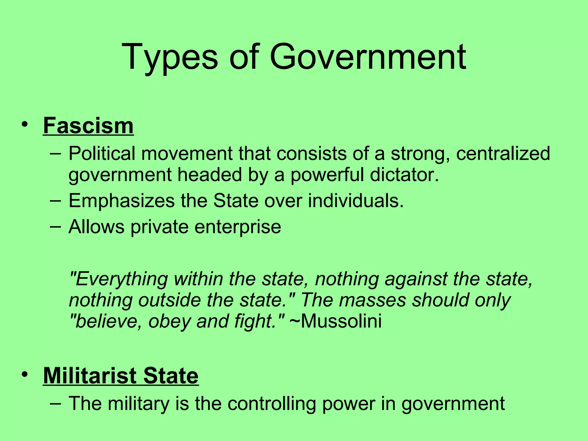 The Rise of Dictators | PPT
