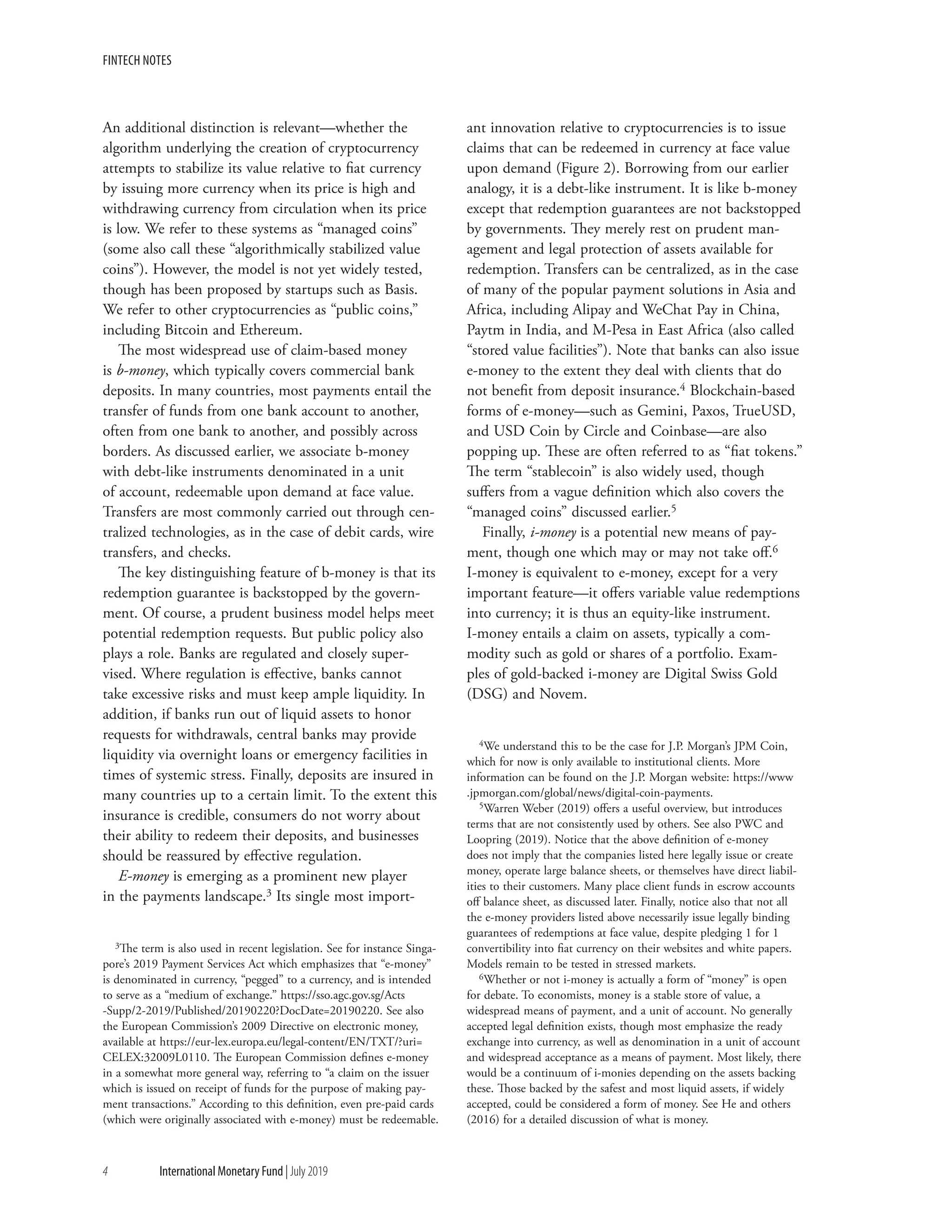 The Rise of Digital Money Report Imf | PDF | Credit Cards | Personal Debt