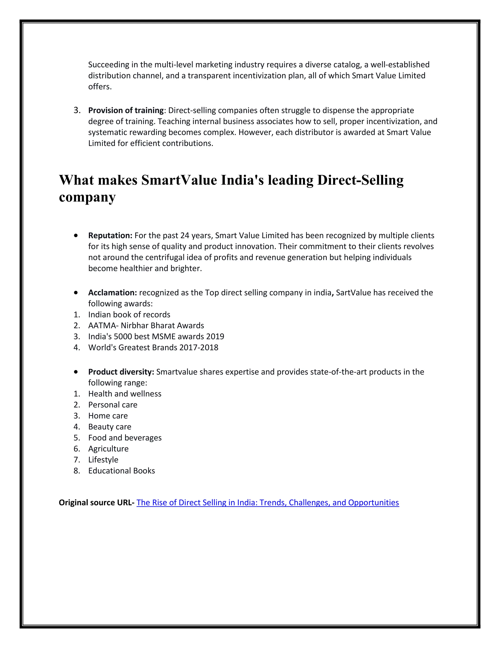 The Rise of Direct Selling in India Trends, Challenges, and Opportunities | PDF | Sales | Business