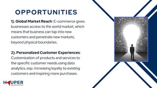 The Rise of E-commerce: Trends, Opportunities, and Challenges | PPTX