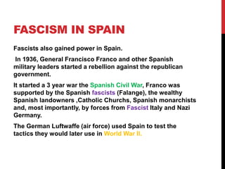 The rise of fascism | PPTX | Death, Injury, or Military Conflict ...