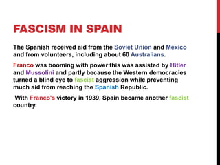 The rise of fascism | PPTX | Death, Injury, or Military Conflict ...