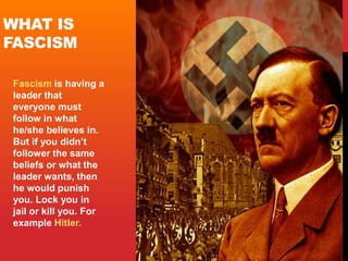 The rise of fascism | PPTX | Death, Injury, or Military Conflict ...