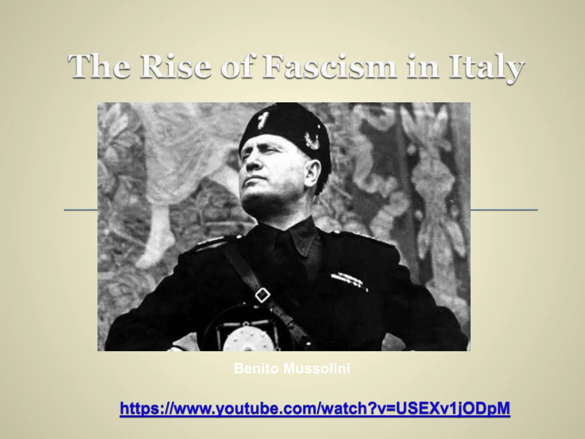 The Rise of Fascism.pptx. Teachers tool for explaining fascism | PPT