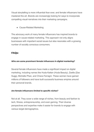 The Rise of Female Influencers in Digital Marketing.pdf | Social ...