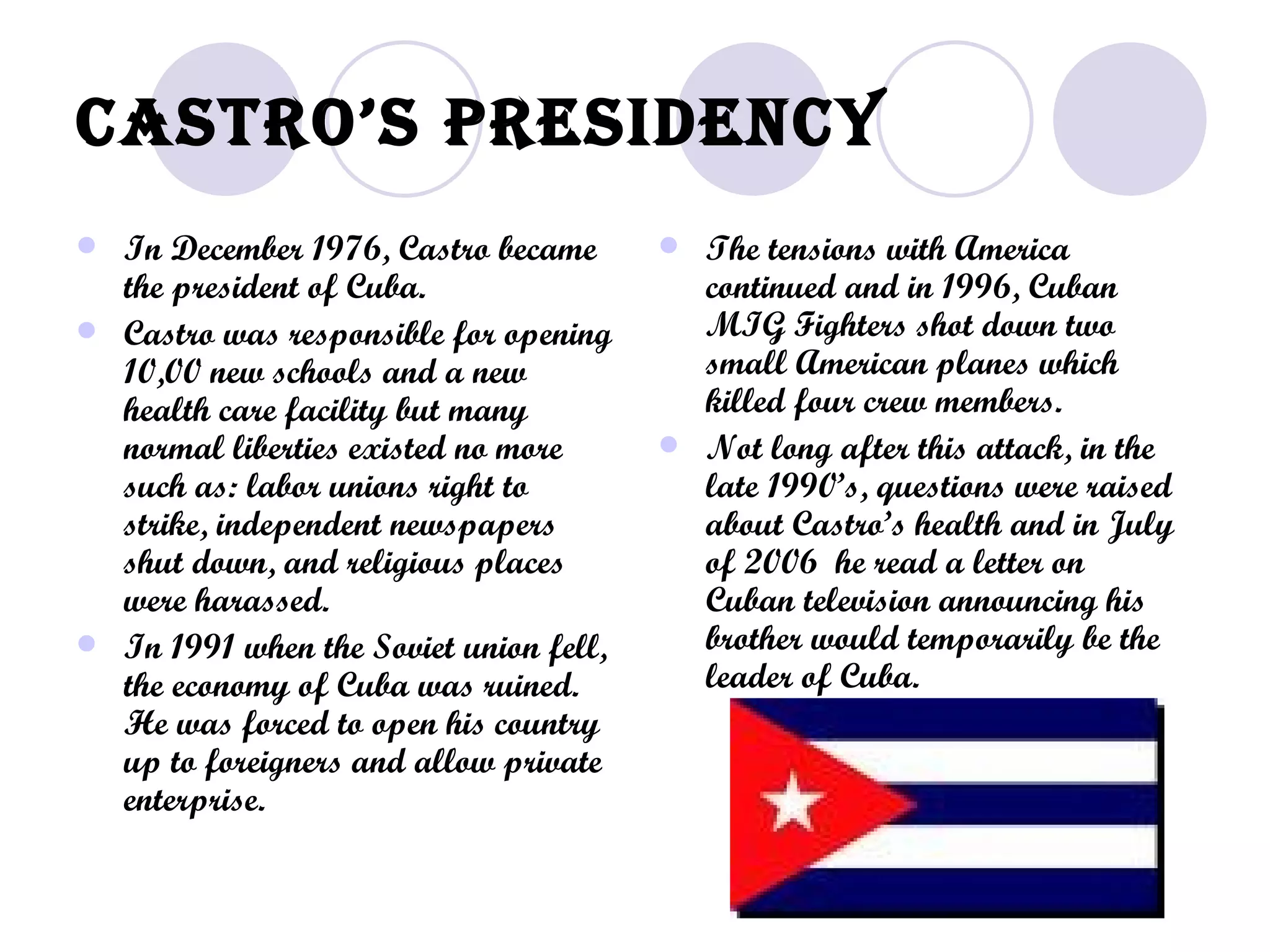 The Rise Of Fidel Castro | PPT