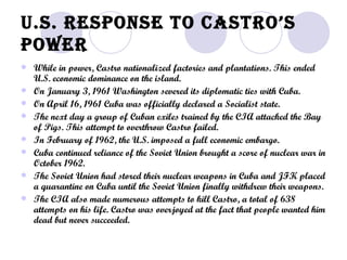 The Rise Of Fidel Castro | PPT
