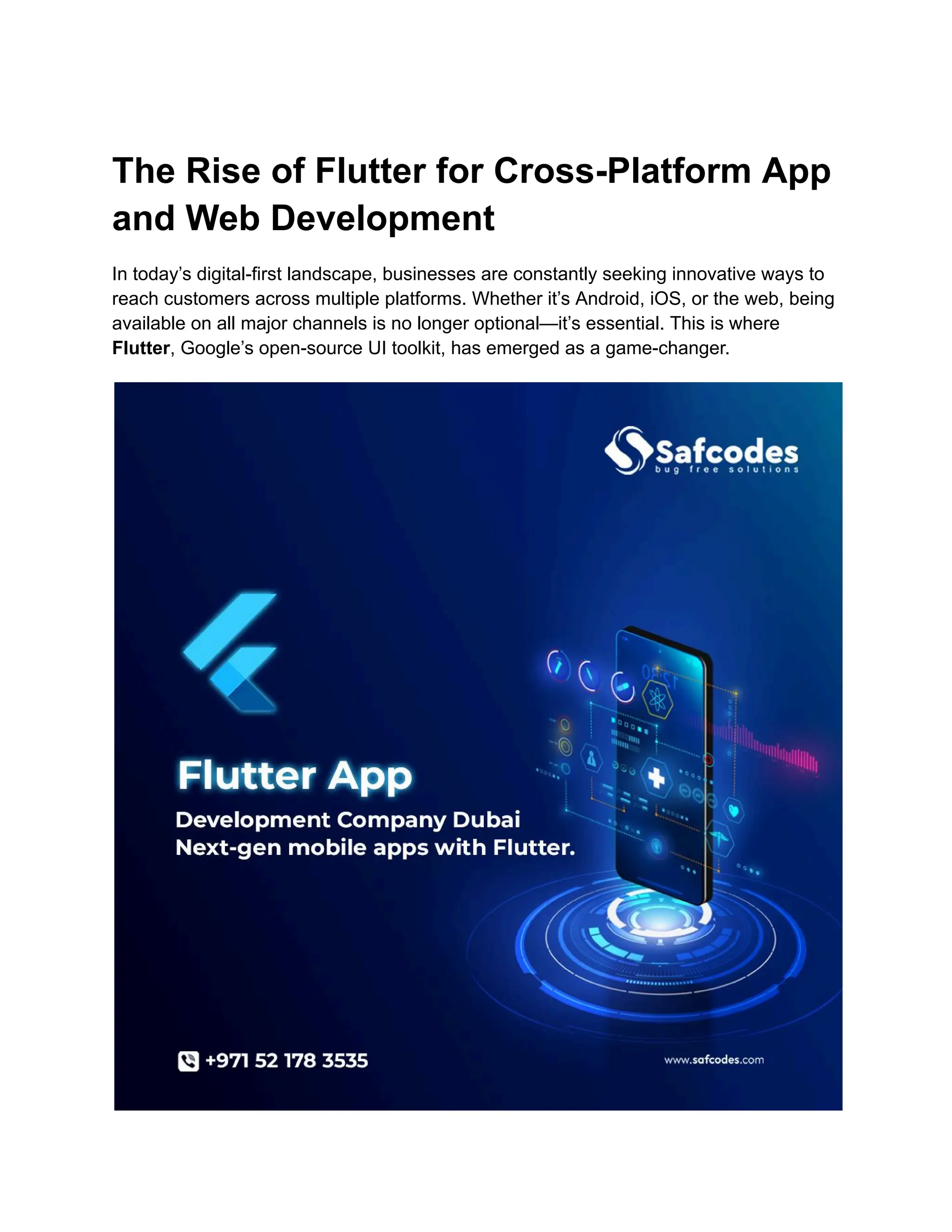 The Rise of Flutter for Cross-Platform App and Web Development.pdf