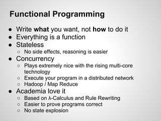The Rise of Functional Programming | PPT