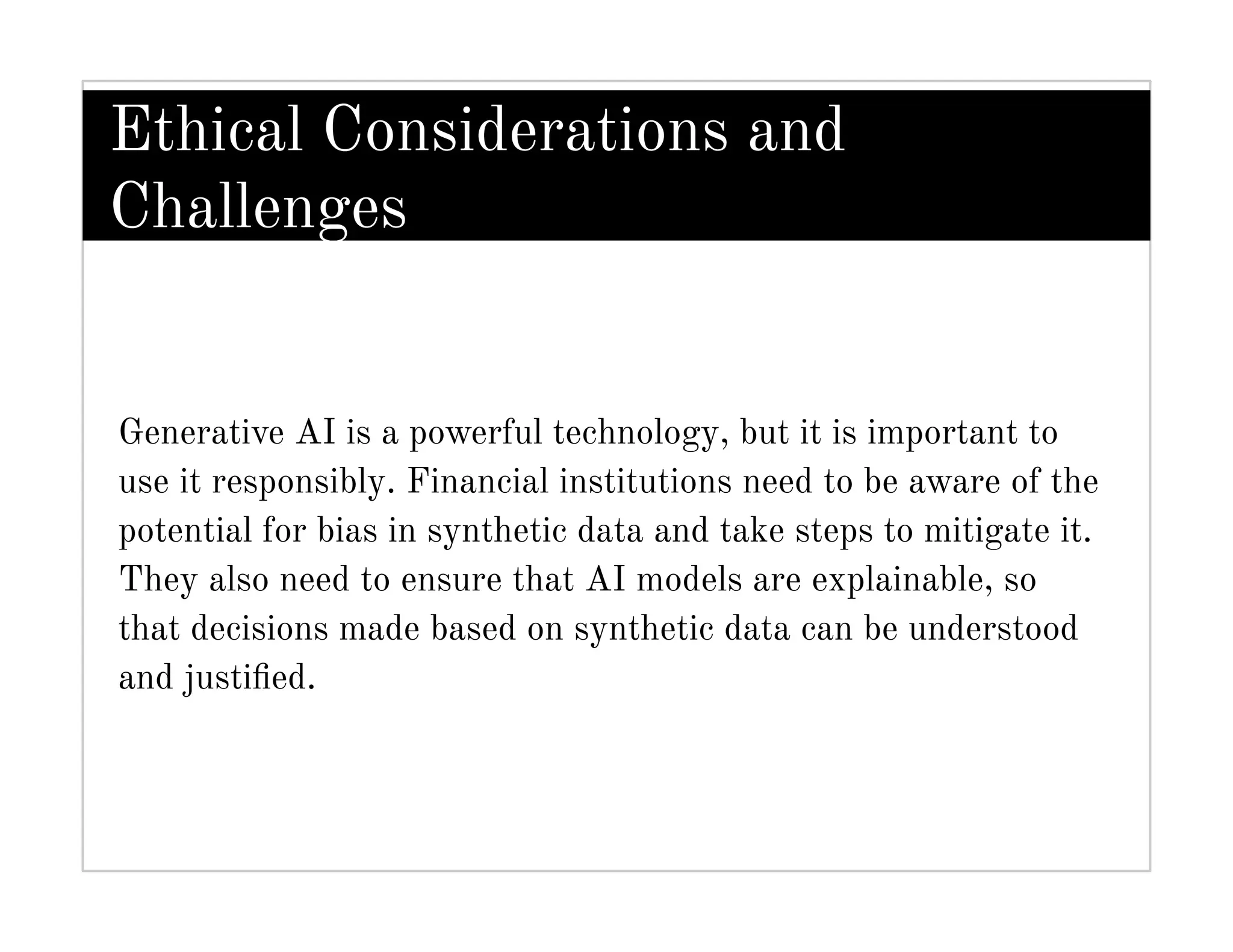 The Rise of Generative AI in Finance: Reshaping the Industry with Synthetic Data | PDF