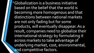 The rise of global corporation | PPTX