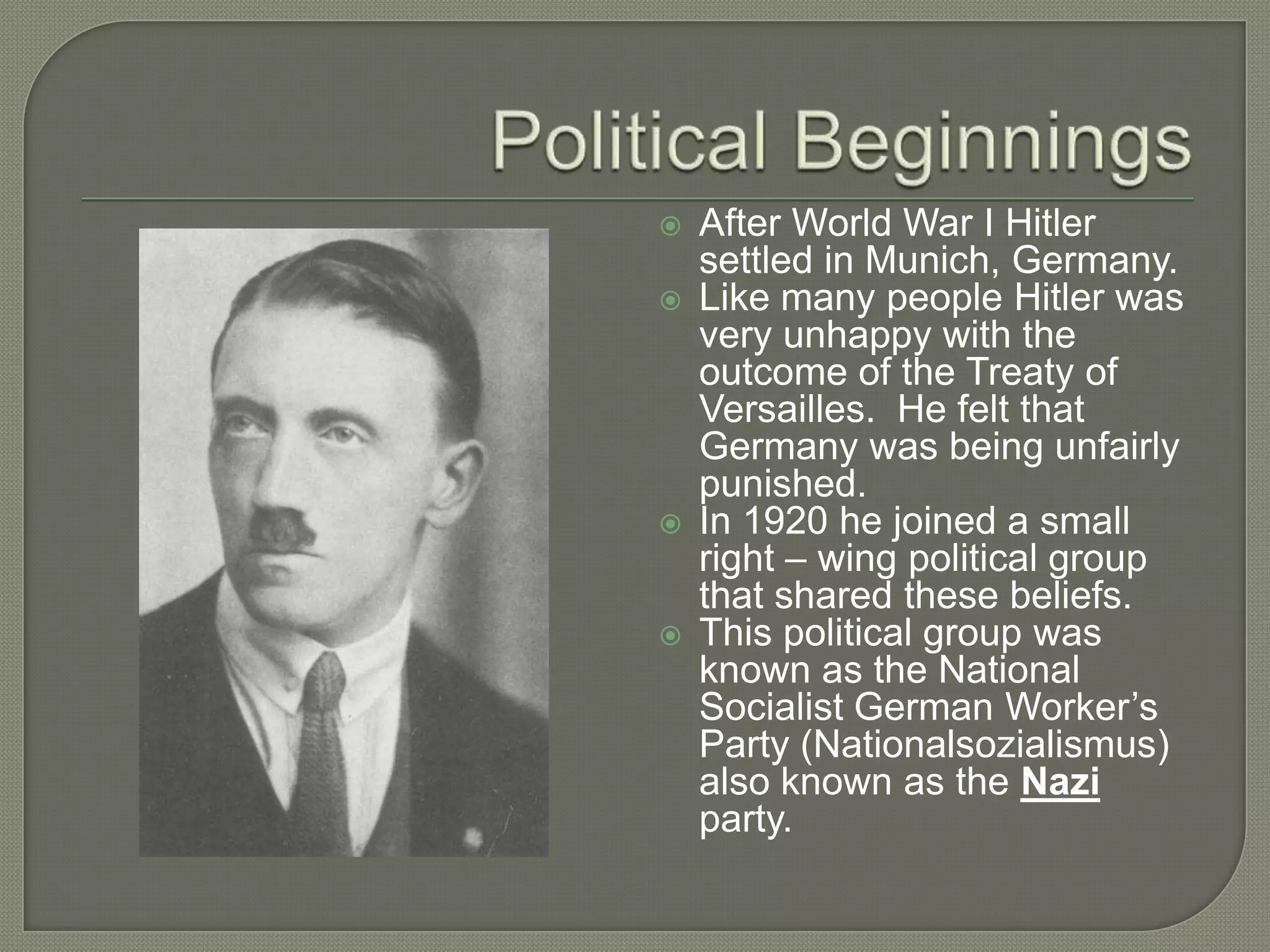 The Rise Of Hitler | PPTX | Judaism | Religion & Spirituality