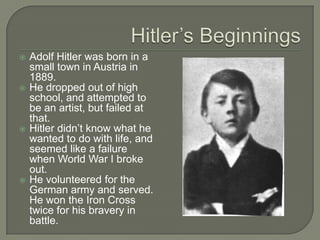 The Rise Of Hitler | PPTX