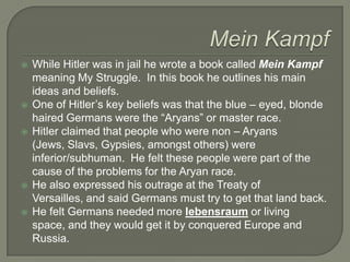 The Rise Of Hitler | PPTX | Judaism | Religion & Spirituality