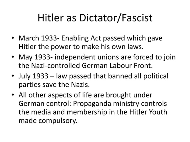 The rise of hitler | PPTX