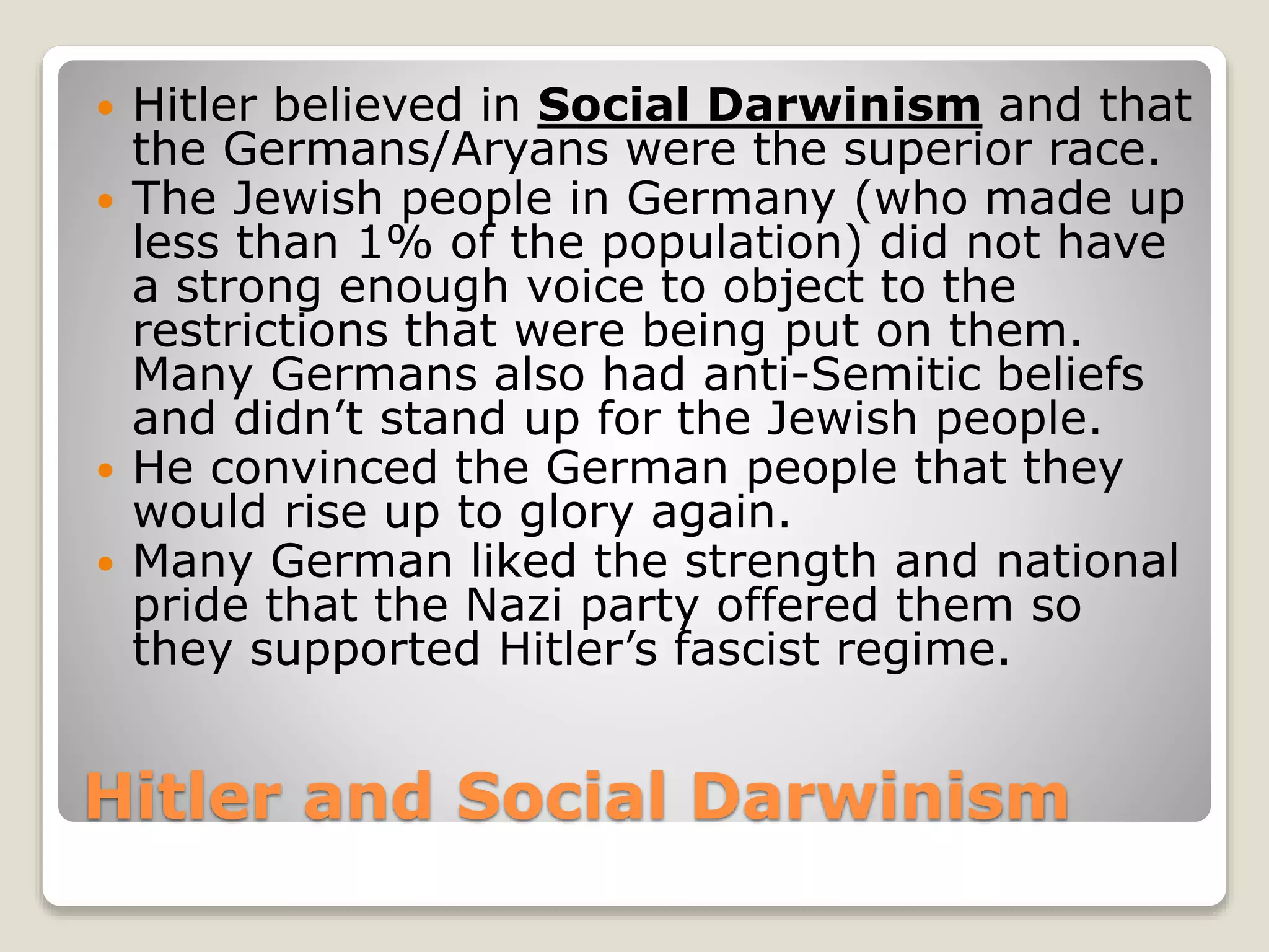 The rise of hitler 2012 | PPTX