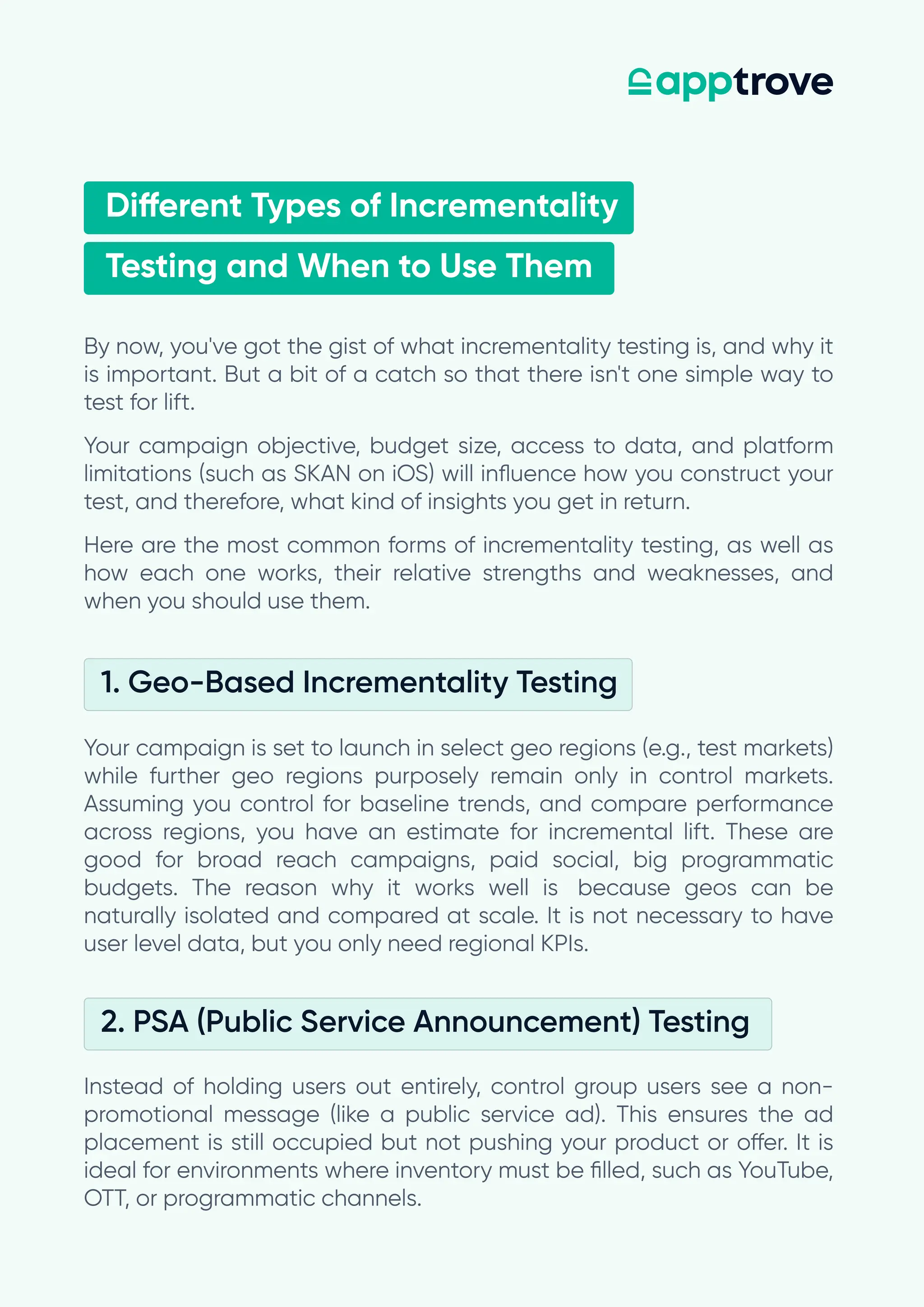The Rise of Incrementality Testing in Mobile Marketing: A Practical ...
