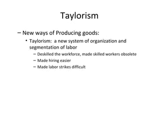 The rise of industrial capitalism and the myth | PPT