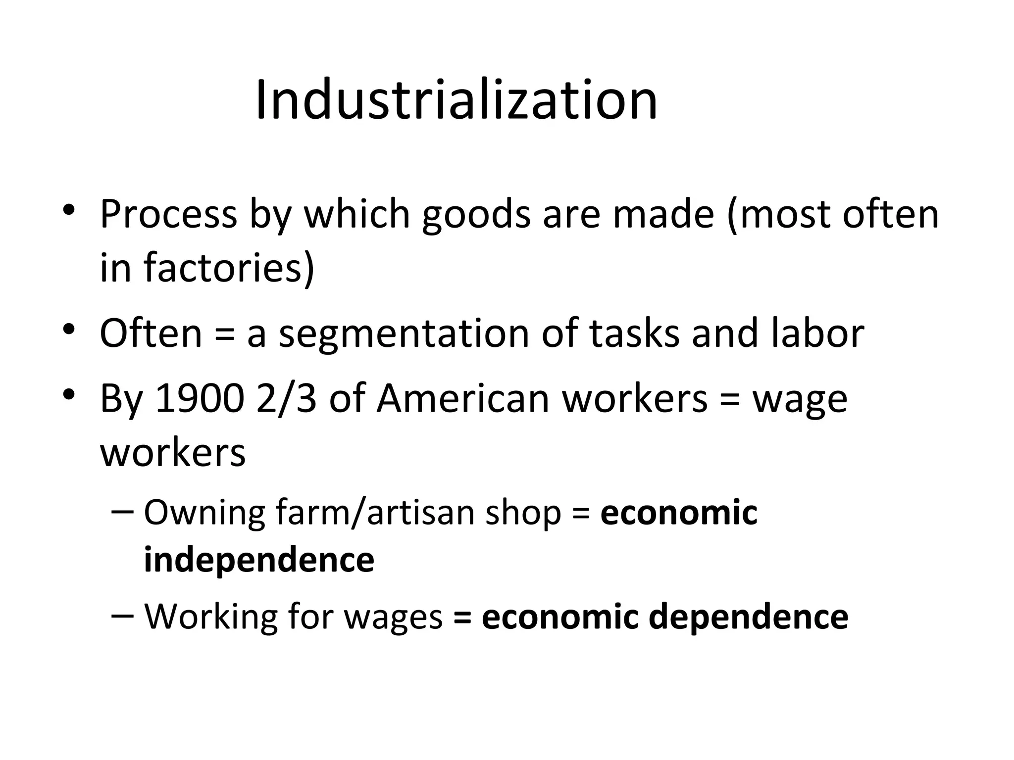 The rise of industrial capitalism and the myth | PPT