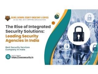 The Rise of Integrated Security Solutions_ Leading Security Agencies in ...