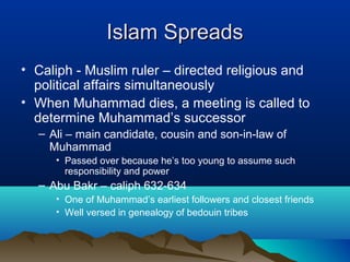 The Rise of Islam and Emergence of Muslim Empires | PPT