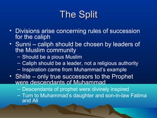 The Rise of Islam and Emergence of Muslim Empires | PPT