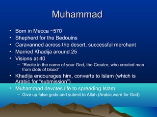 The Rise of Islam and Emergence of Muslim Empires | PPT