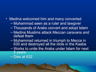 The Rise of Islam and Emergence of Muslim Empires | PPT