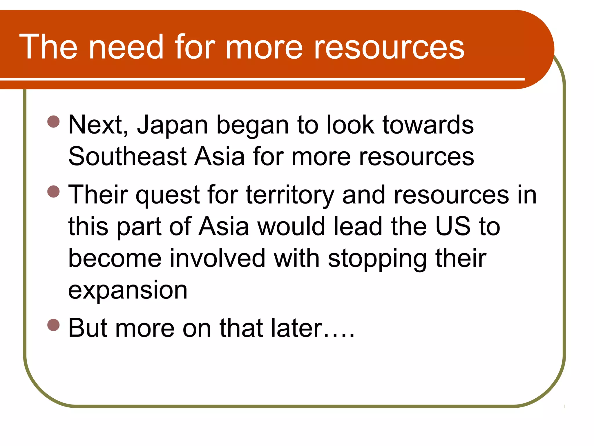 The rise of japanese militarism | PPT