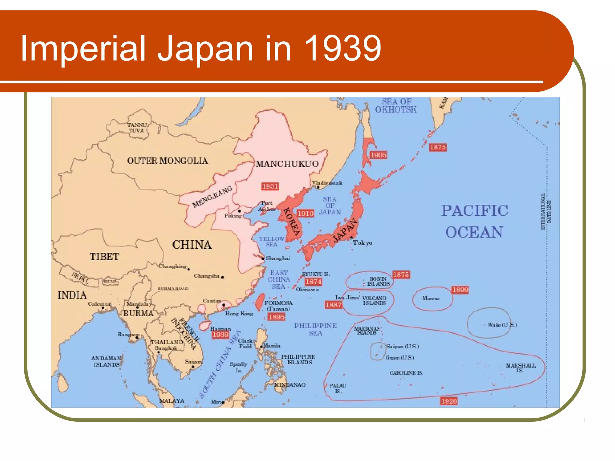The rise of japanese militarism | PPT