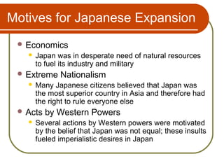 The rise of japanese militarism | PPT