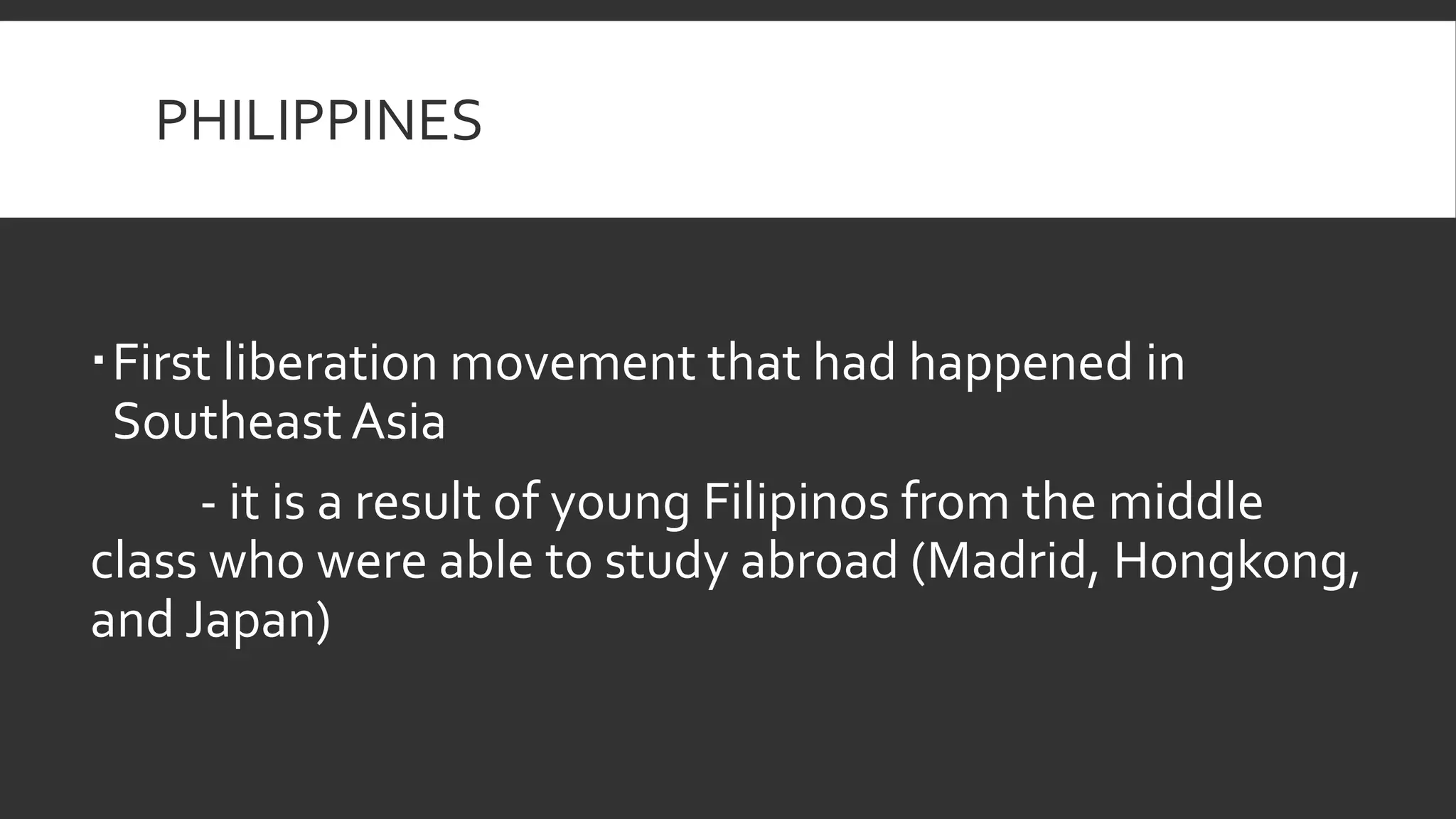 The rise of liberation movement in southeast asia | PPT