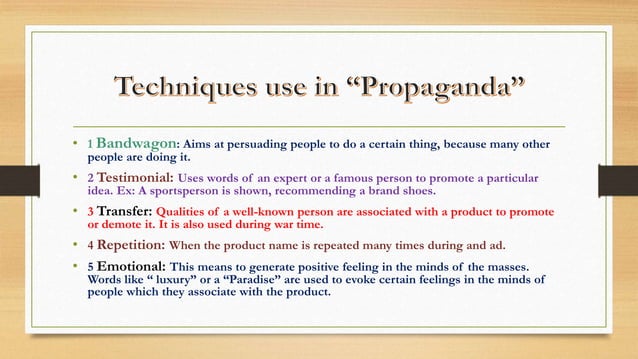 The Rise of Media Theory in the Age of Propaganda | PPTX