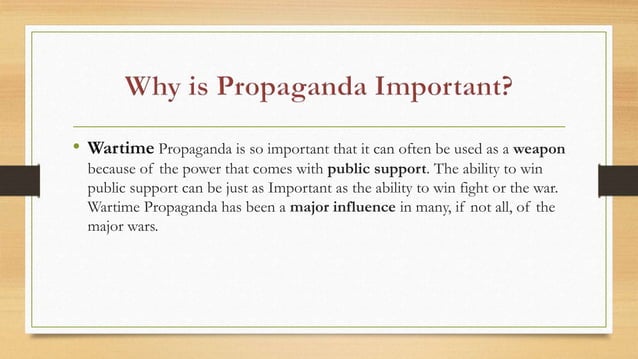 The Rise of Media Theory in the Age of Propaganda | PPTX