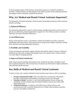 The Rise of Medical and Dental Virtual Assistants.docx