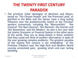 THE FALL AND DECLINE OF MICRO-AND MACRO-ECONOMICS: THE GREAT DEPRESSION ...