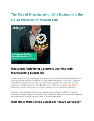 The Rise of Microlearning_ Why MaxLearn Is the Go-To Platform for Modern L&D.pdf