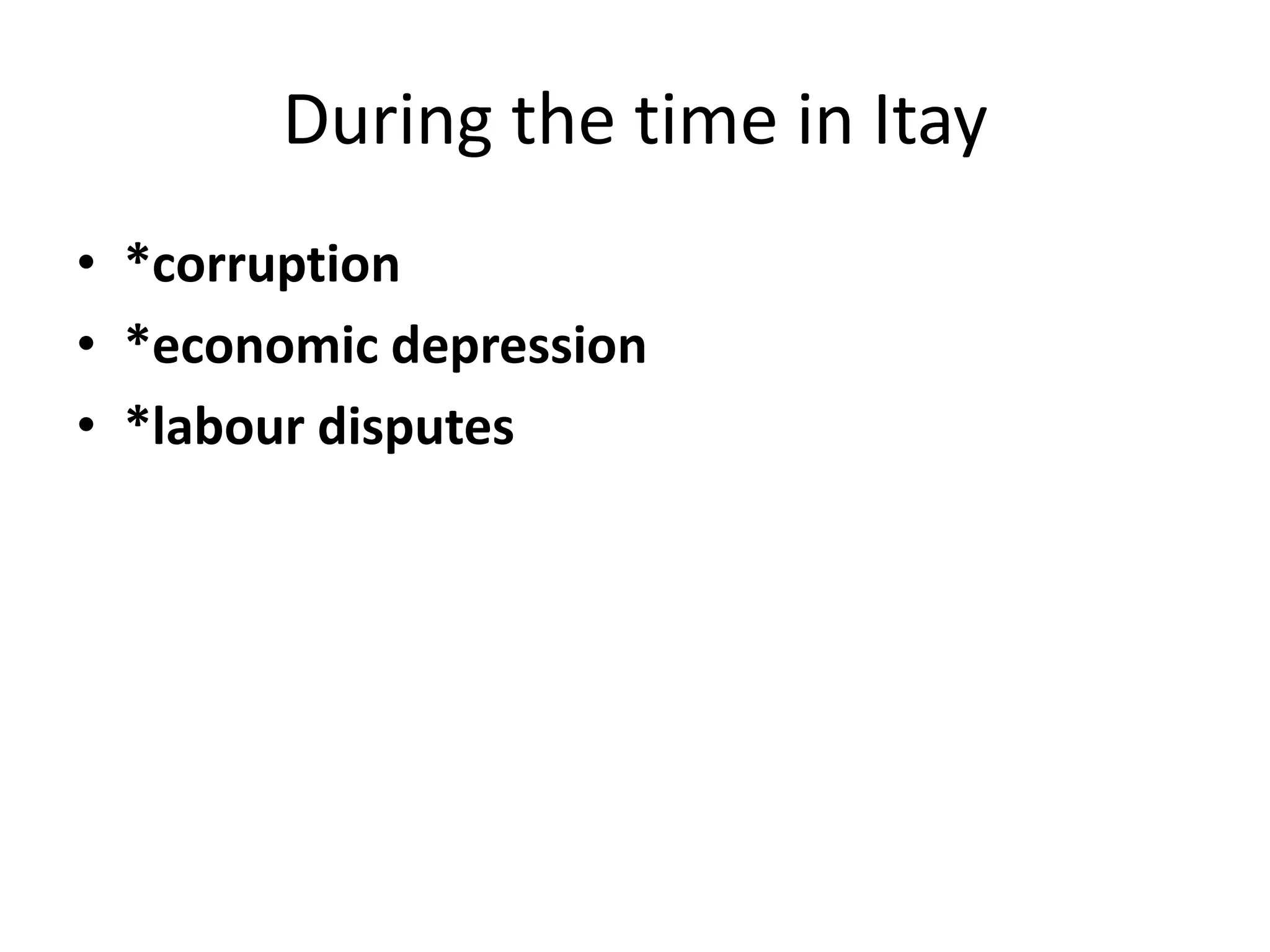 The rise of mussolini | PPT
