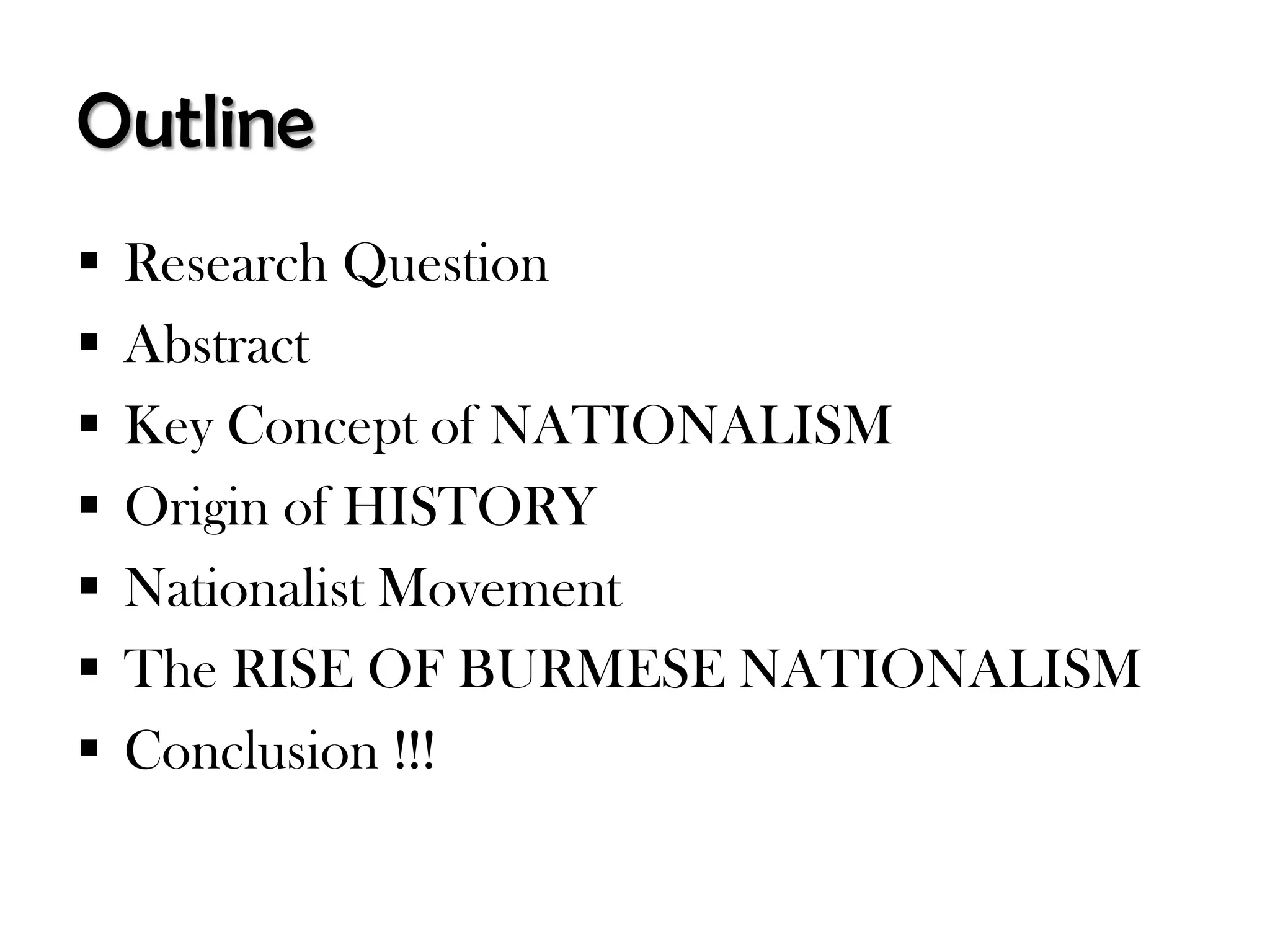 The rise of nationalism | PPT