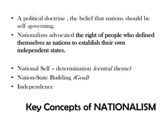 The rise of nationalism | PPT