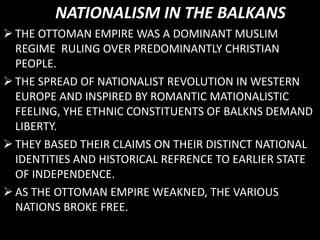 The rise of nationalism in europe | PPTX