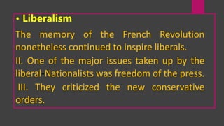 The rise of nationalism in europe, Class - x (Martand Classes) | PPT