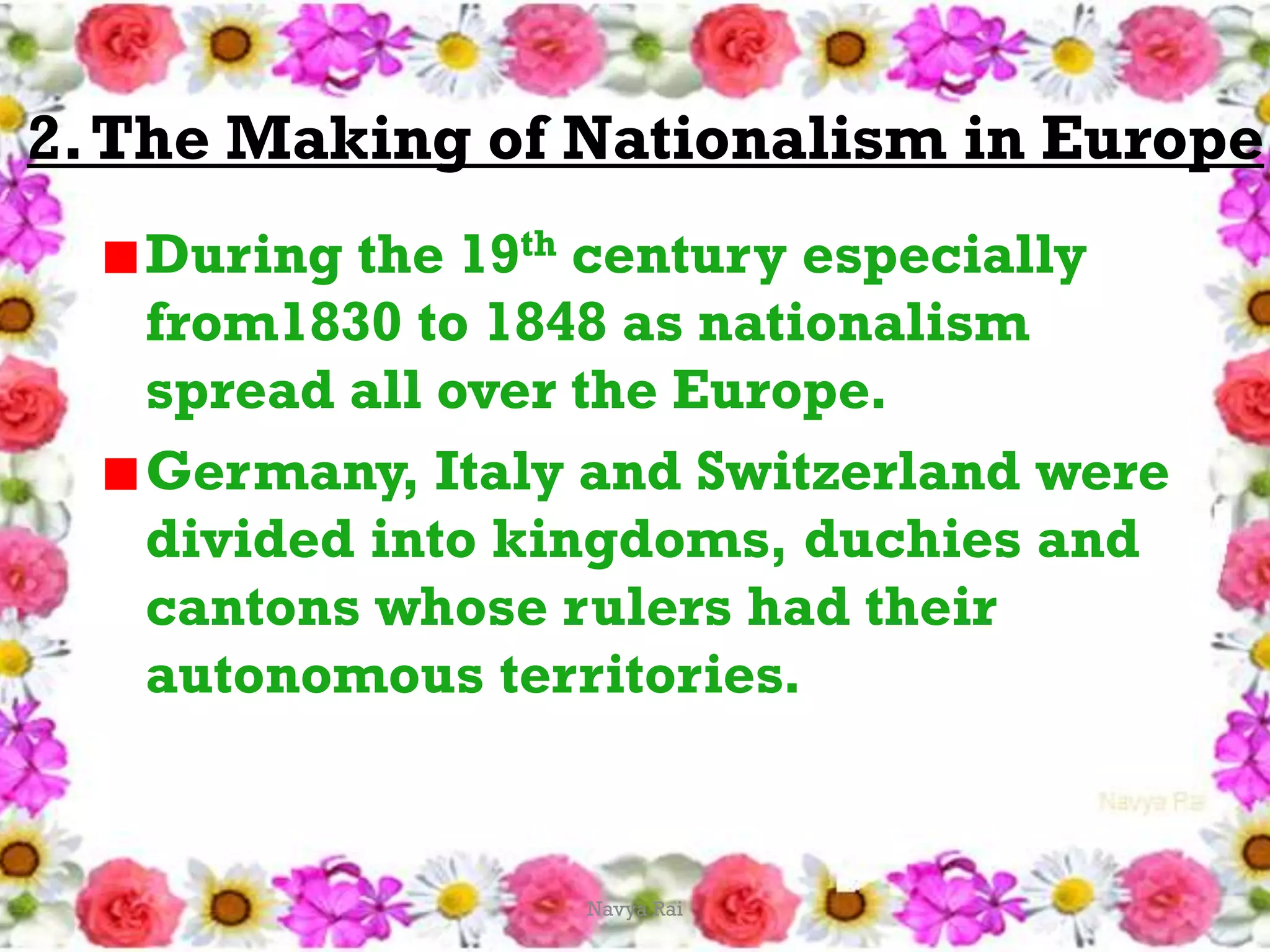 The Rise of Nationalism in Europe | PDF