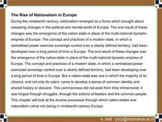 The rise of nationalism in europe | PPSX