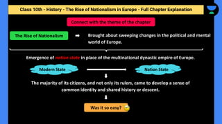 History: Chapter 1-The Rise of Nationalism in Europe PPT | PDF